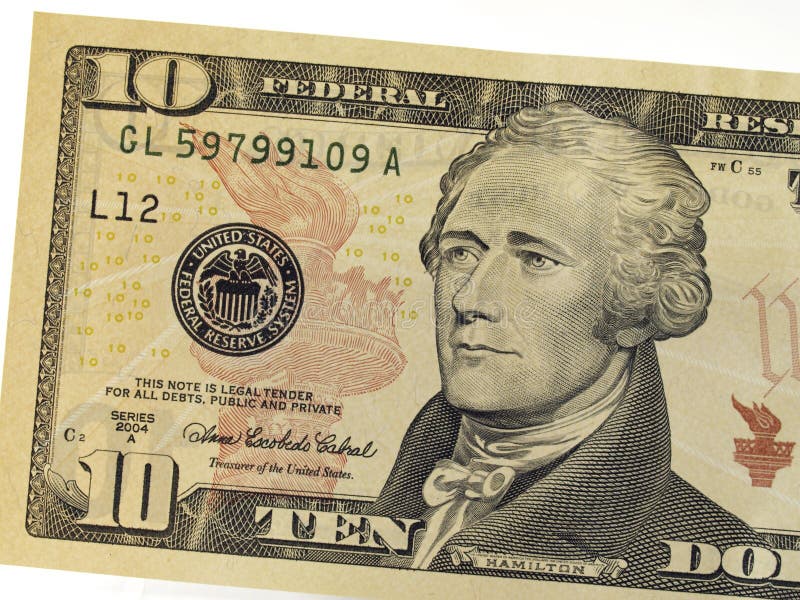 Ten dollar bill stock photo. Image of bill, states, finance - 17991680