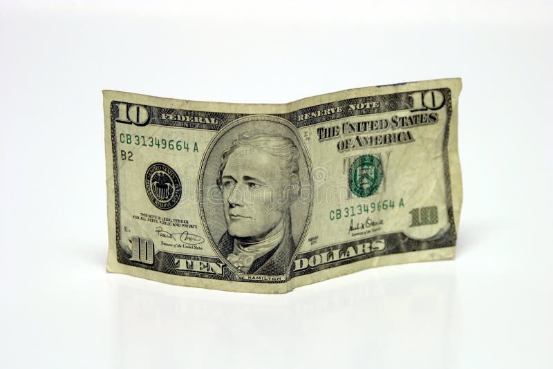 Ten dollar bill stock photo. Image of green, payment, single - 53632