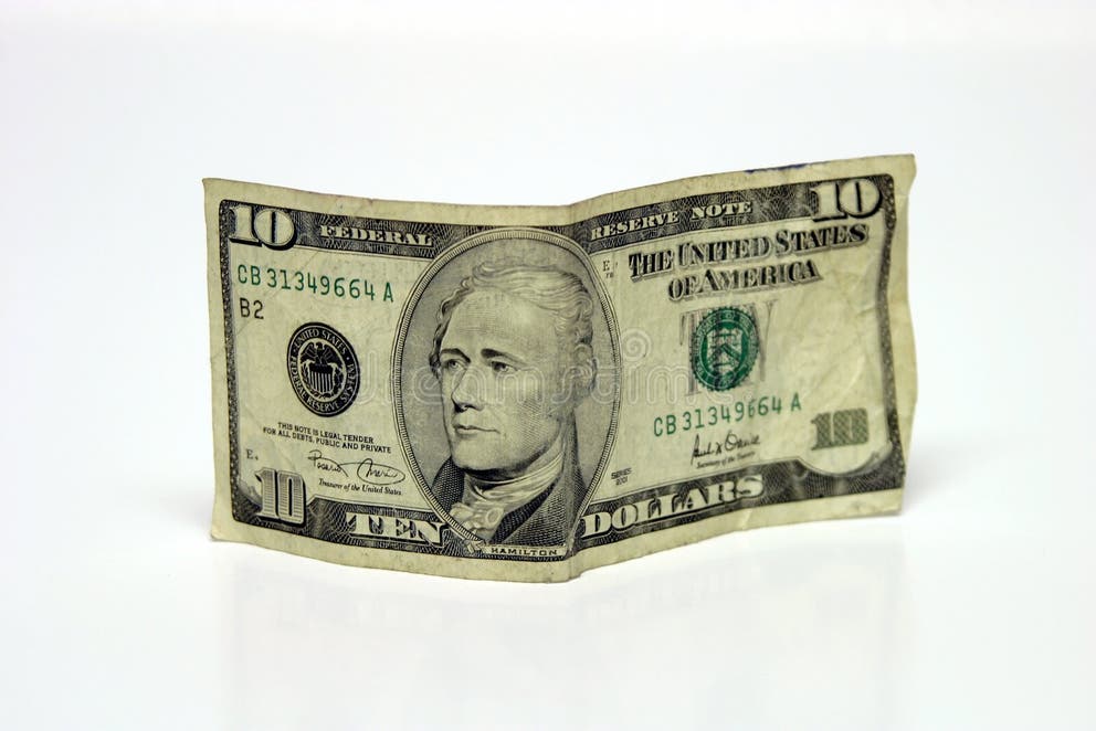 Ten dollar bill stock photo. Image of green, payment, single - 53632