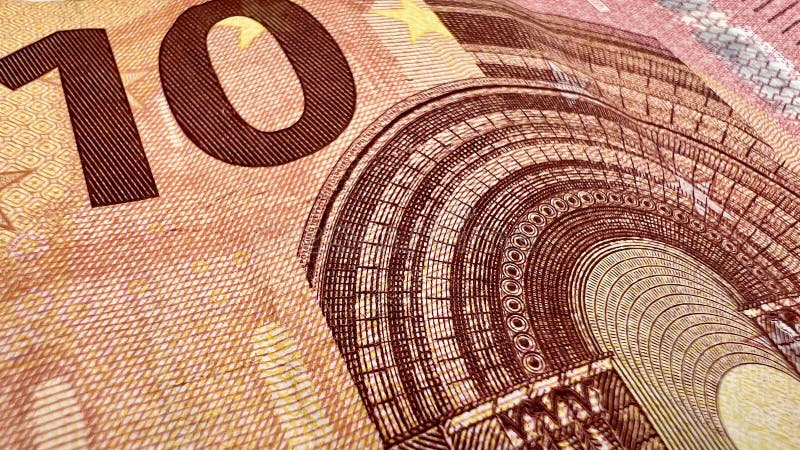 A Ten Dollar Bill with the Number Ten Stock Photo - Image of monetary ...