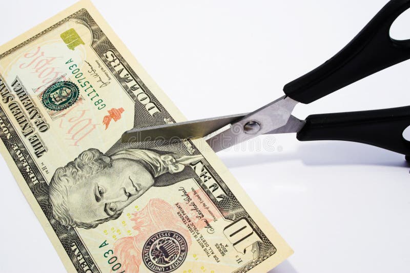 Ten dollar cut stock photo. Image of studio, market, devaluation - 791786