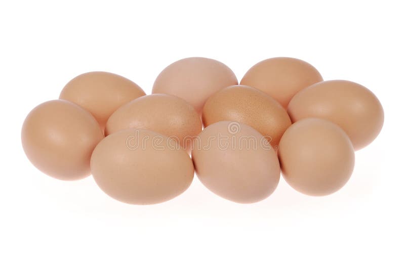 Ten eggs stock photo. Image of color, ingredient, closeup - 84252840