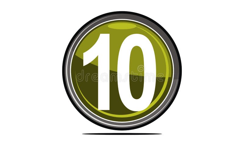 Ten Logo Design Template Vector Stock Vector - Illustration of abstract ...