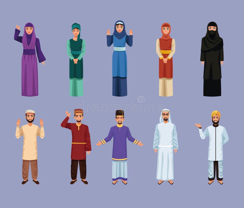 Muslim Persons Stock Illustrations – 267 Muslim Persons Stock ...