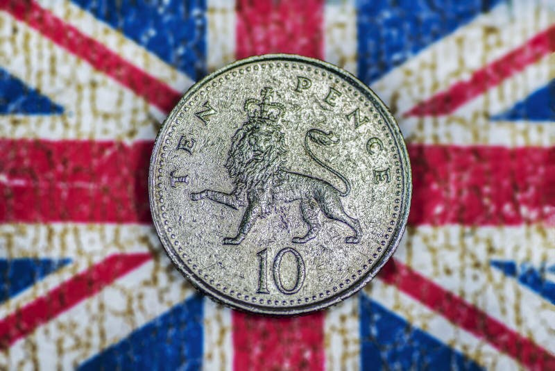 Ten Pence stock photo. Image of blue, europe, bank, business - 33887746