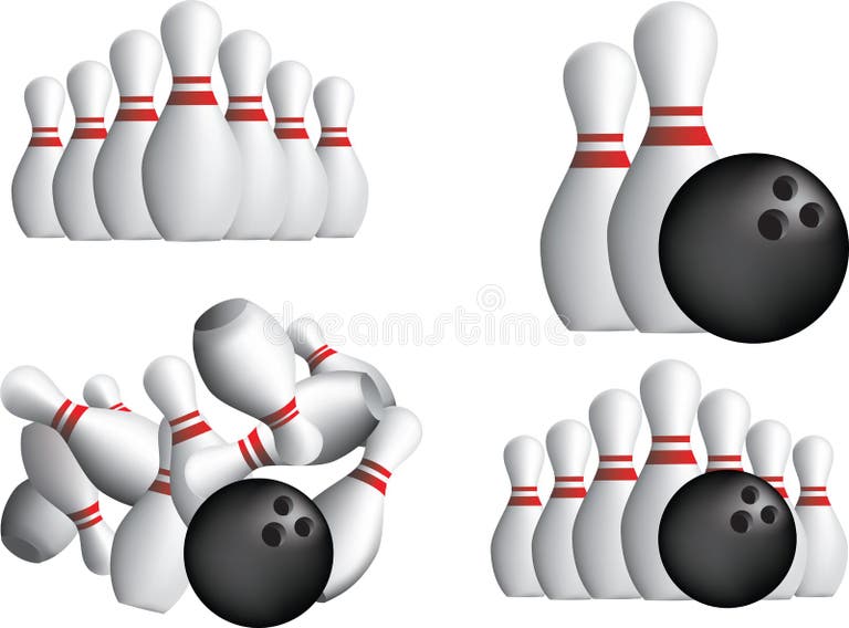 Ten Pin Bowling Pins Stock Illustrations – 1,369 Ten Pin Bowling Pins ...
