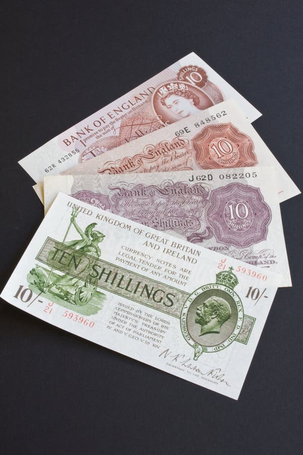 Ten Shilling History stock photo. Image of banknote, economics - 9728740