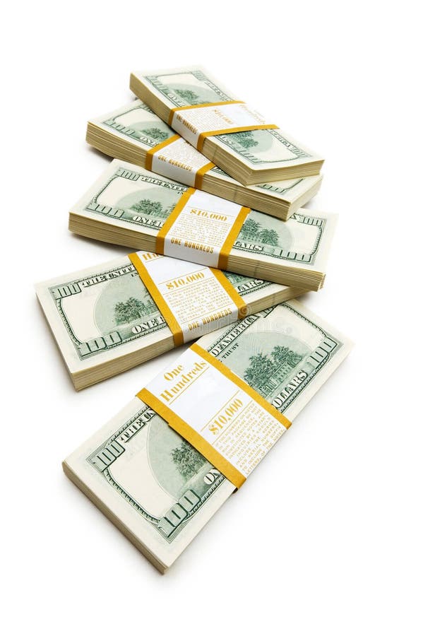 Ten Thousand Dollar Stacks Money Background Stock Photos - Free ...