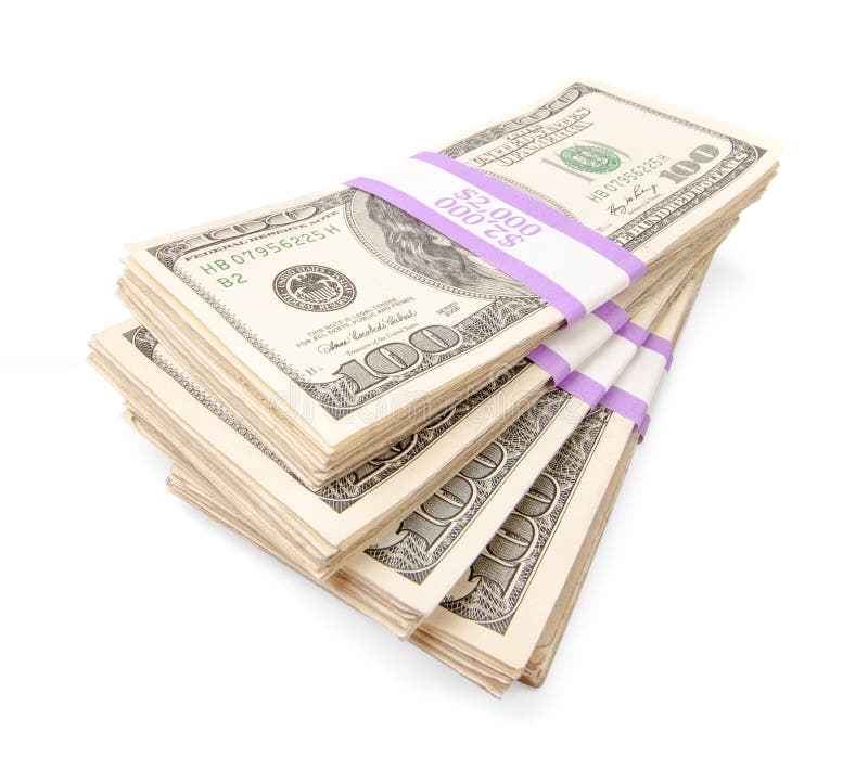 Stacks of One Hundred Dollar Bills Stock Image - Image of capital ...