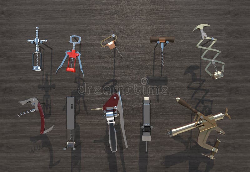 Ten Types of Corkscrews & Wine Bottle Openers - Most Commonly Used ...