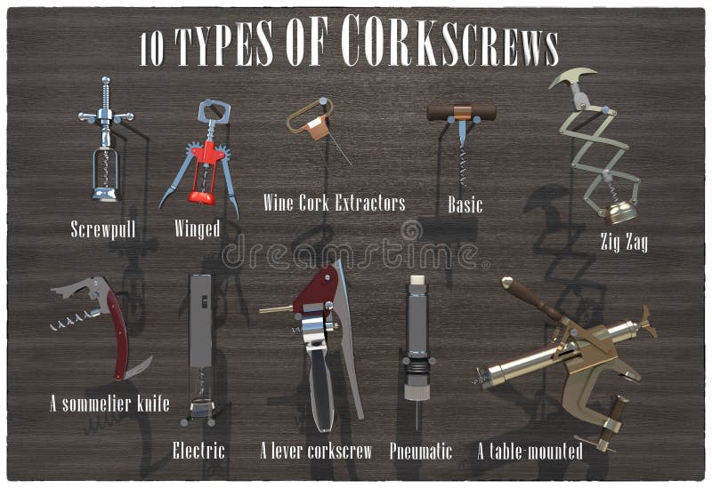 Metal Corkscrews Stock Illustrations – 40 Metal Corkscrews Stock ...