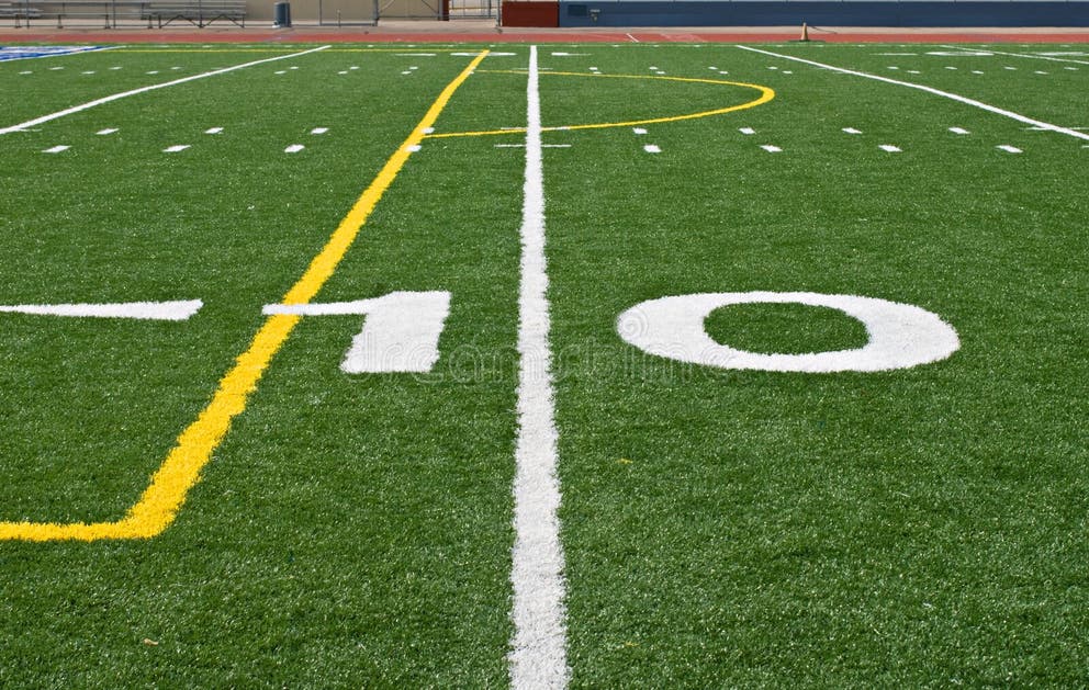 Ten Yard Line stock photo. Image of fields, athletics - 6615692