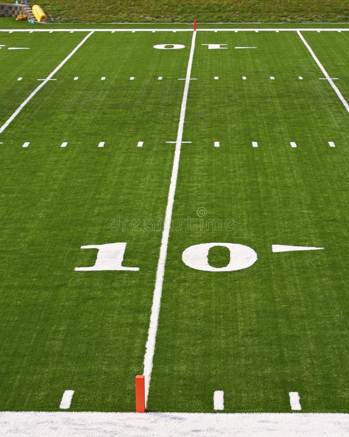 Football Yard Lines stock photo. Image of gridiron, field - 6828672