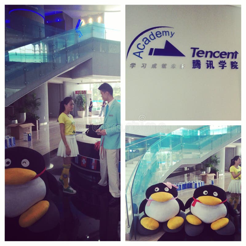 Tencent head office editorial stock image. Image of shenzhen - 42895789