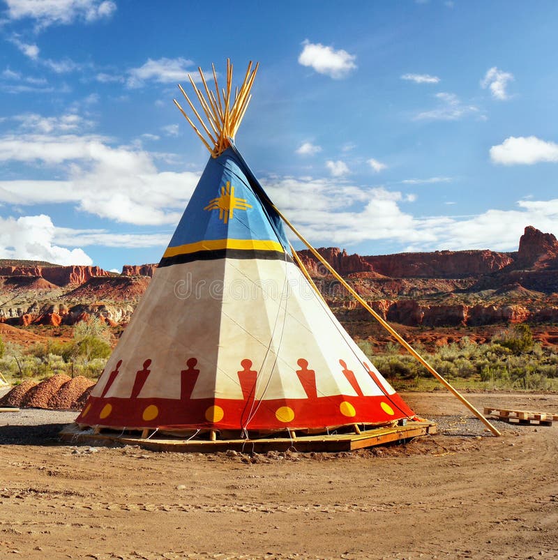 Tenda indiana immagine stock editoriale. Immagine di tepe - 83875029