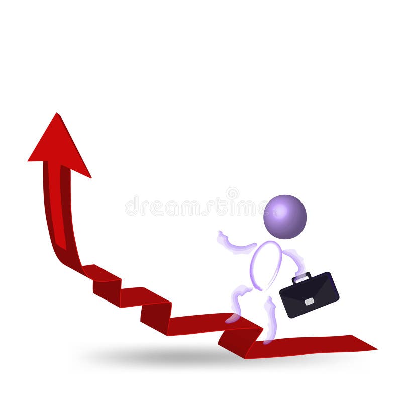 Tendenz oben. vektor abbildung. Illustration von abbildung - 14137936