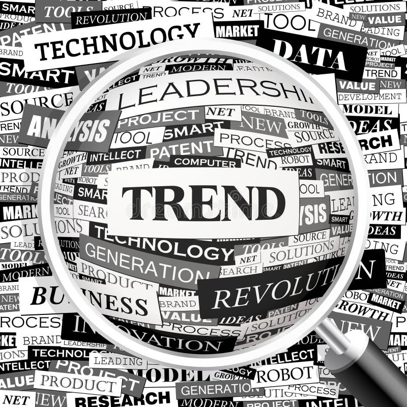 NEUE TENDENZ vektor abbildung. Illustration von dekor - 36009211