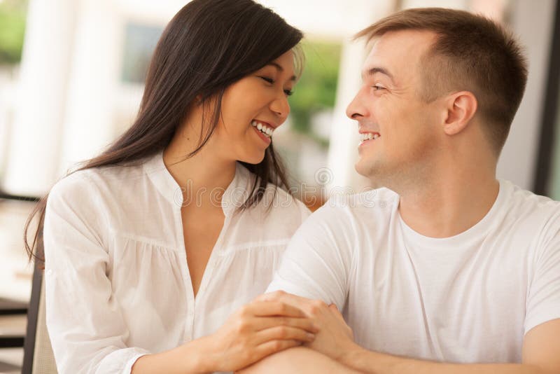 Tender couple stock image. Image of affectionate, indoors - 26492821