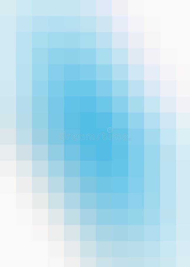 Soft Blue Gradient Background - Pixel Mosaic Tile. Copy Space. Stock ...