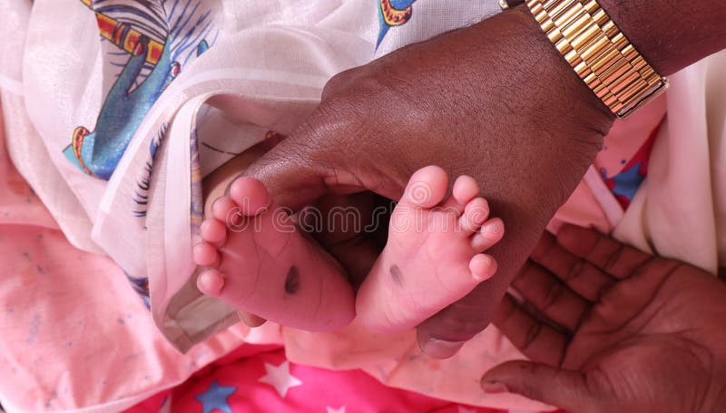Tender Legs of Just Born Baby Stock Photo - Image of mother, caucasian ...