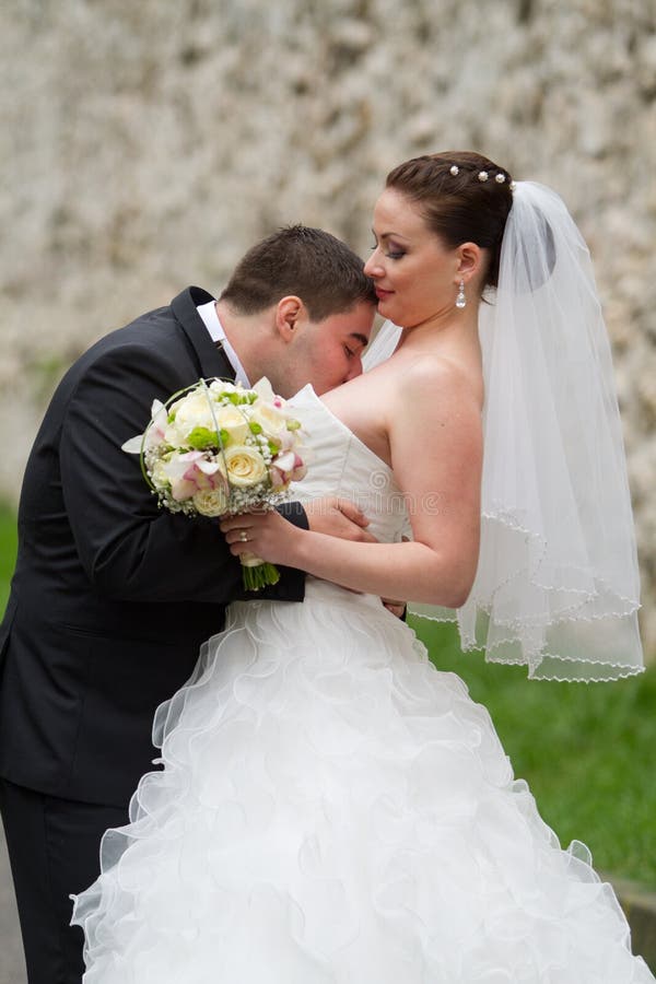 Tender love stock photo. Image of kissing, kiss, white - 34377116