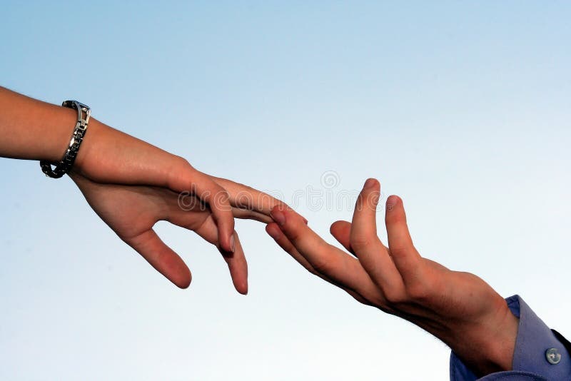 Tender touch stock photo. Image of watch, contact, love - 188418