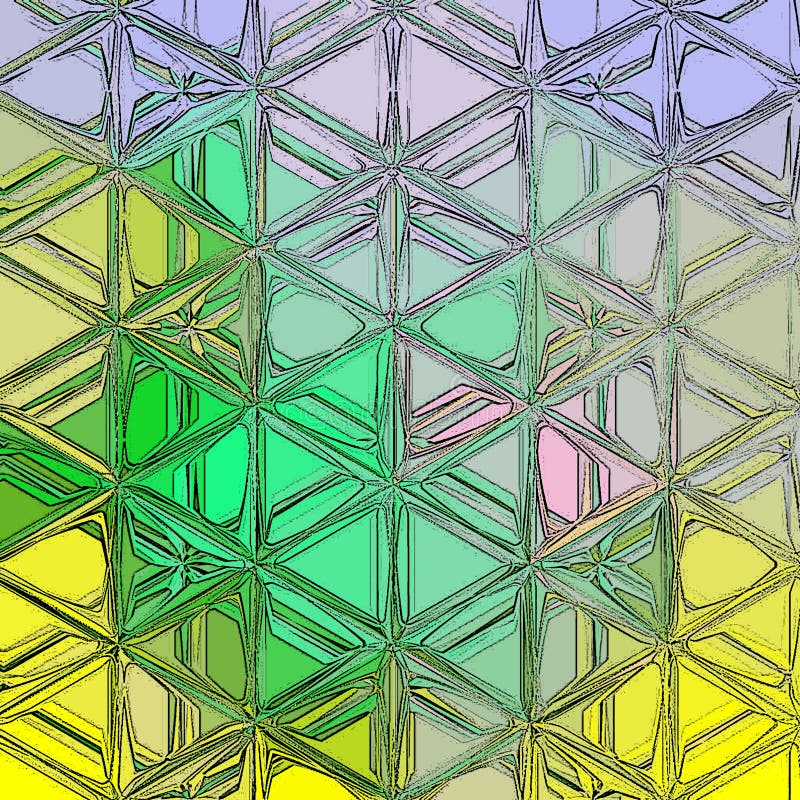 Tender Abstract Triangles Pattern Background in Blue, Teal, Green and ...