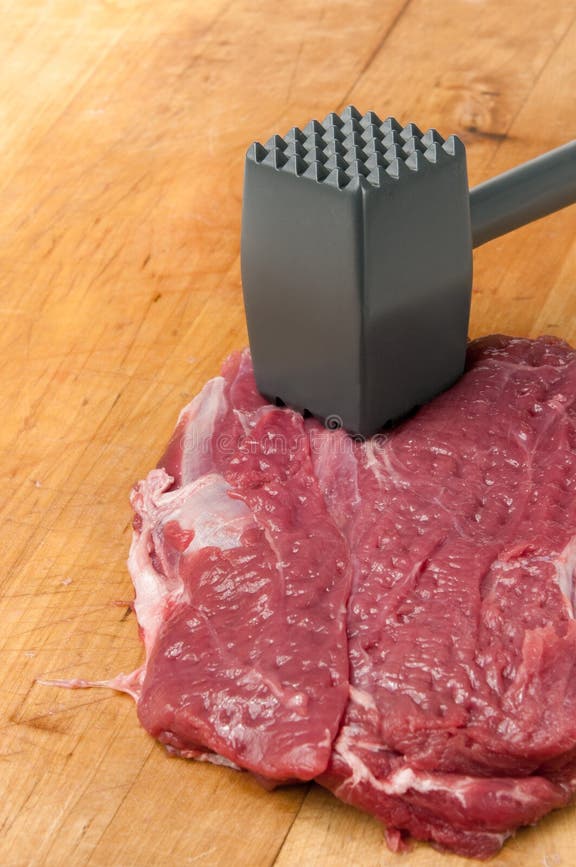 Tenderize meat slice stock photo. Image of nutrition - 24137784