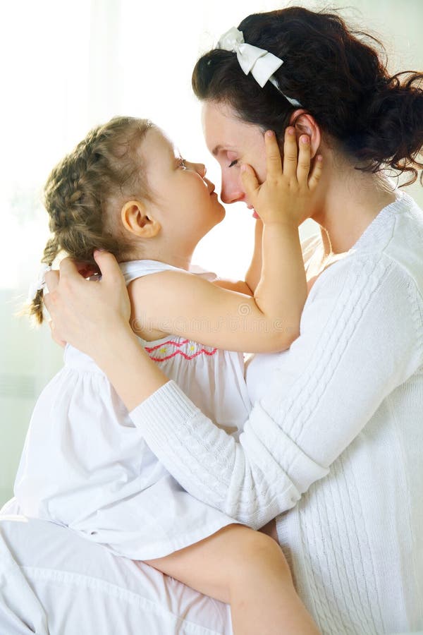 Tenderness stock image. Image of happy, family, bonding - 21112347
