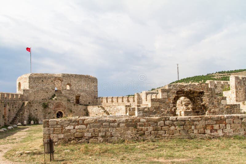 Tenedos Castle stock photo. Image of history, roman, landscape - 48456288