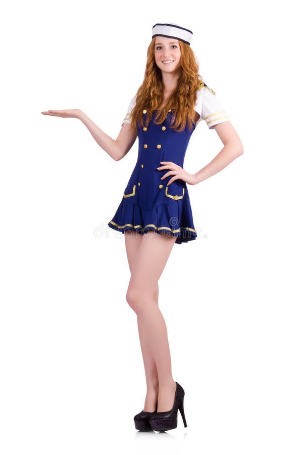 Tenencia De La Azafata De La Mujer Imagen de archivo - Imagen de ...