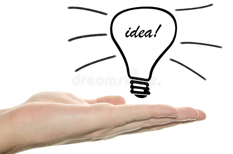 Tener una idea foto de archivo. Imagen de extremidad - 30764264