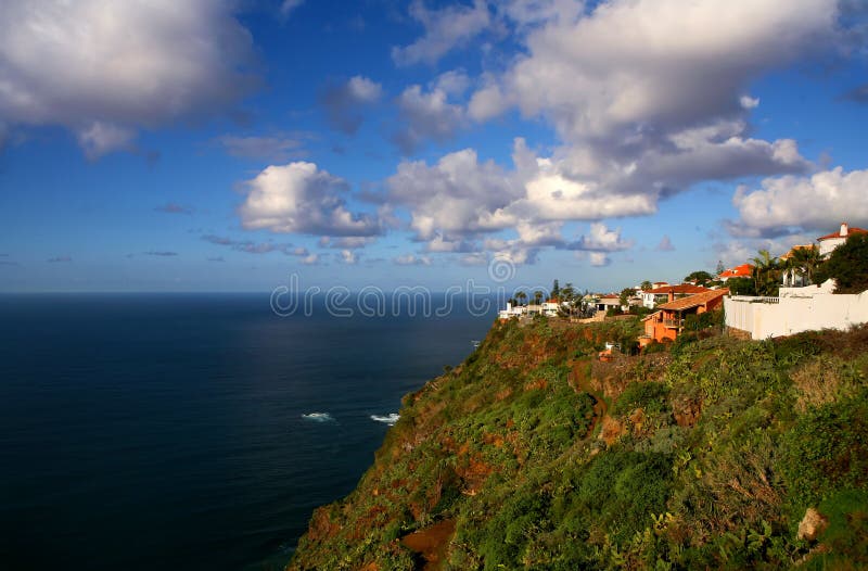 Tenerife North Coast View stock photo. Image of panorama - 4098642