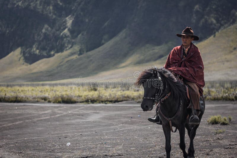 Tengger People editorial stock image. Image of nature - 89253494