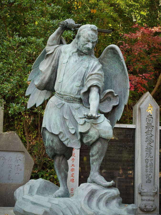 Tengu Statue at Mount Takao in Japan Stock Image - Image of asia ...
