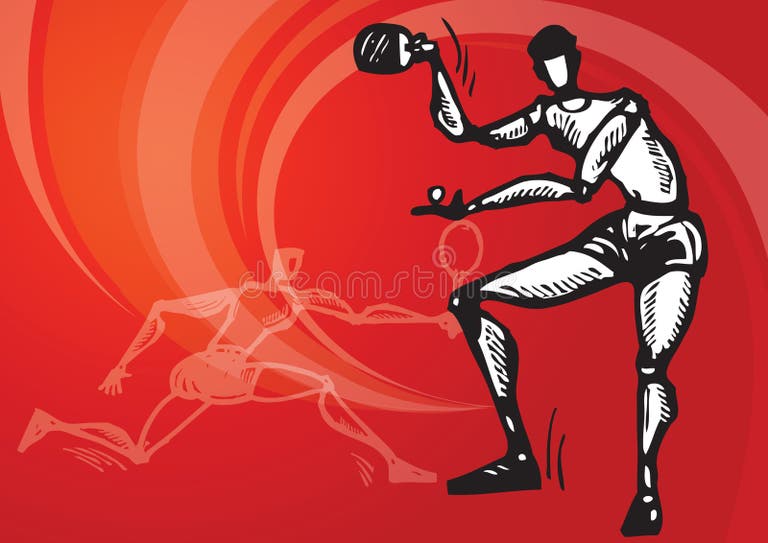 Tenis de Sports_table ilustración del vector. Ilustración de apestar ...