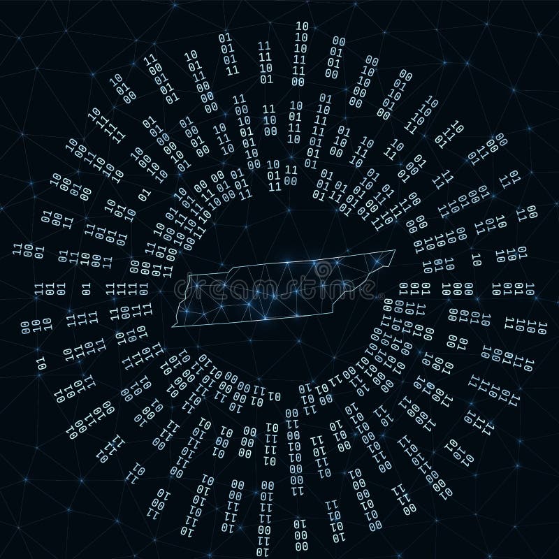 Digital Tennessee logo. stock vector. Illustration of communication ...
