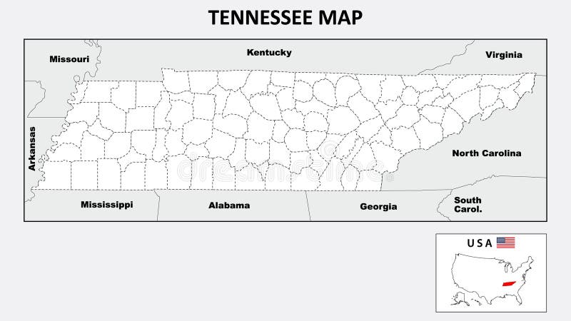 Tennessee Map Outline