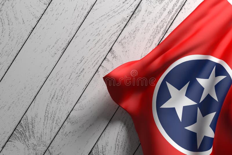Old Tennessee flag stock illustration. Illustration of tennessee ...