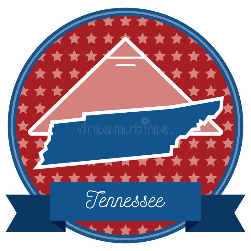 Tennessee State. Vector Illustration Decorative Design Stock Vector ...