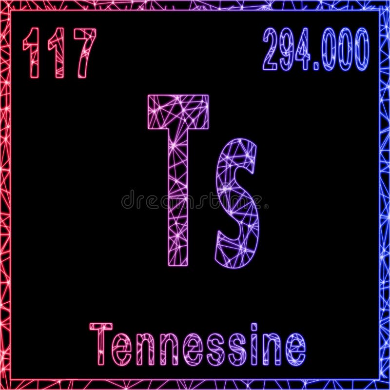 Tennessine Symbol Stock Illustrations – 156 Tennessine Symbol Stock ...