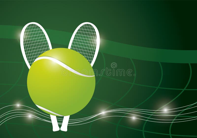 Tennis background stock vector. Illustration of curve - 10313029