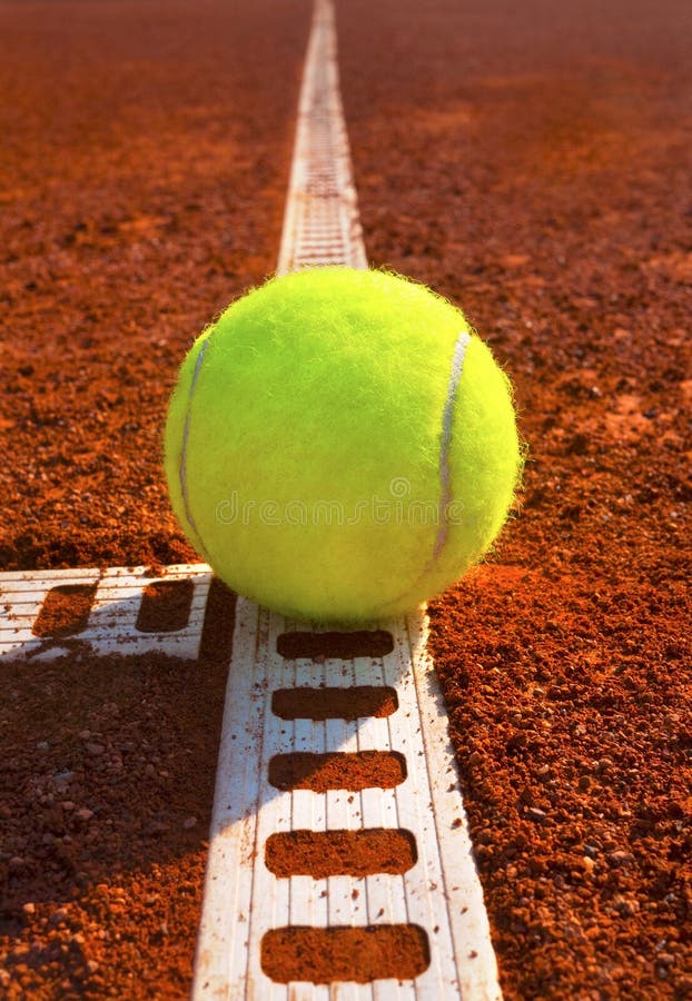 Tennis ball stock photo. Image of yellow, striped, individual - 31417962
