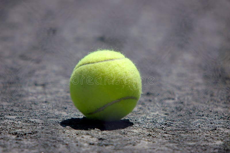 Tennis Ball On Ground Picture. Image: 1079420