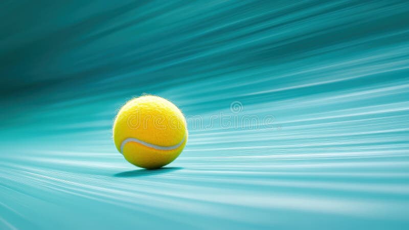Tennis ball in motion stock illustration. Illustration of tennis ...
