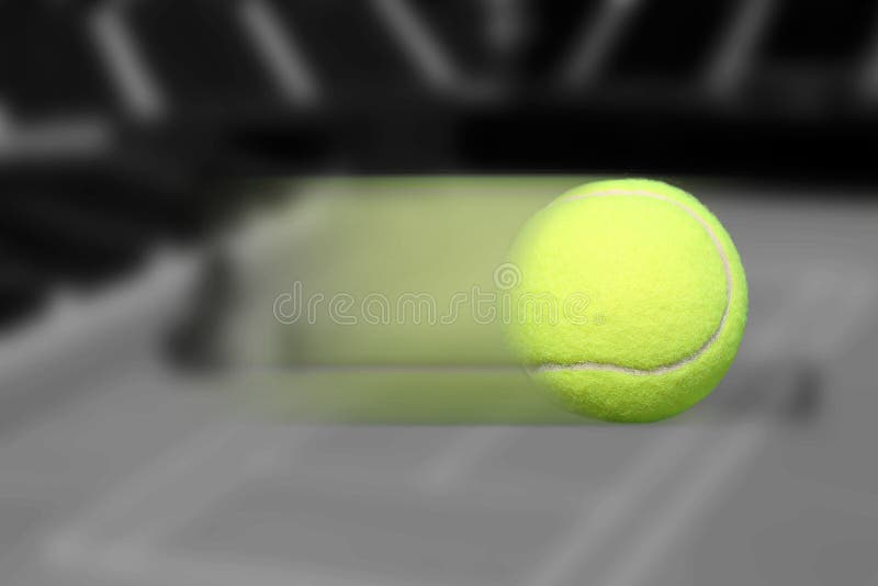 Tennis Ball Moving stock image. Image of action, aggressive - 73706007