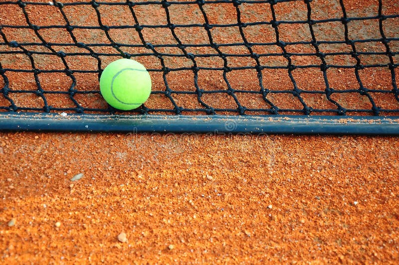 Tennis ball and net stock photo. Image of activity, game - 30499316