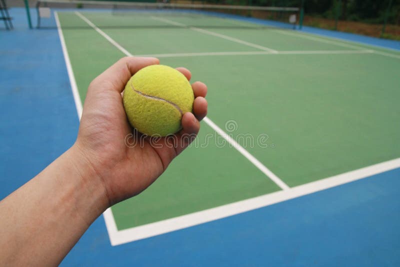 Tennis ball stock photo. Image of health, court, healthy - 34894748