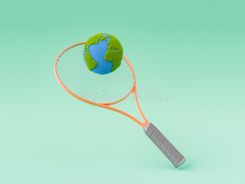 World Map Tennis Ball Stock Illustrations – 77 World Map Tennis Ball ...