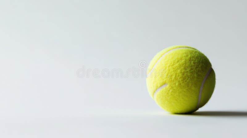 Tennis Ball, White Background Stock Illustration - Illustration of ...